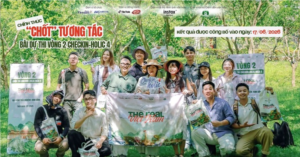 Thông báo “chốt” lượng tương tác với bài dự thi vòng 2 Checkin-holic mùa 4